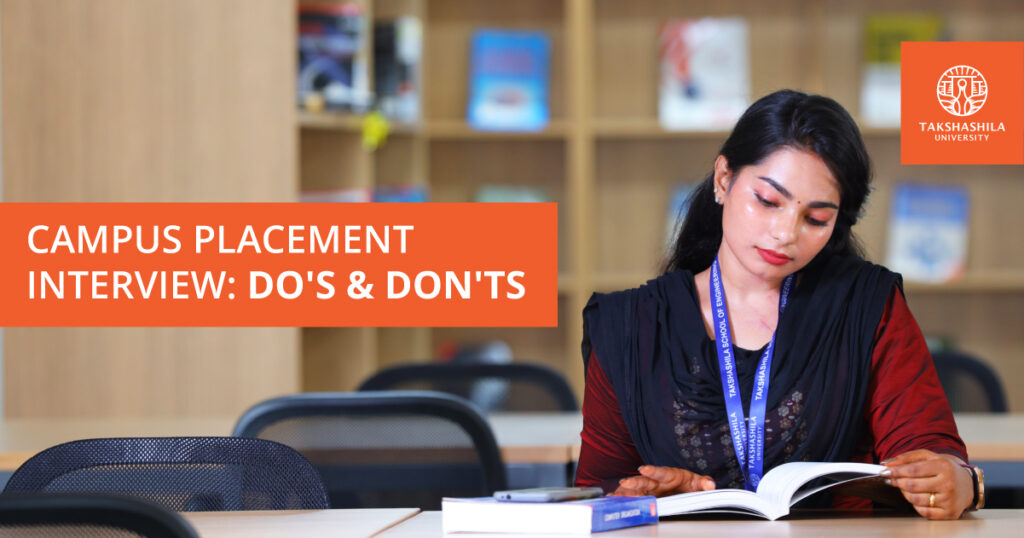 Campus Placement Interview: Do's And Don'ts | Takshashila University